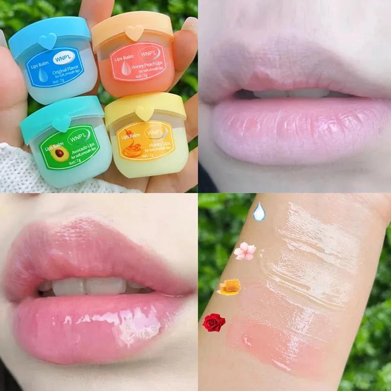 8/1Pc Transparent Moisture Lip Balm Fruit plant essence Hydrating Lip ...