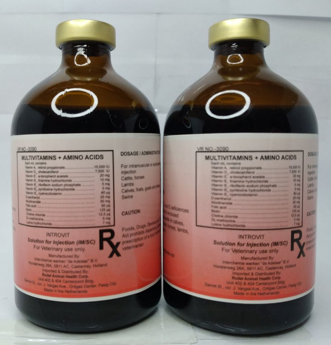 [JWR AGRIVET] 2PCS INTROVIT MULTIVIT 100ml FOR GAMEFOWL/ GAMEFOWL ...