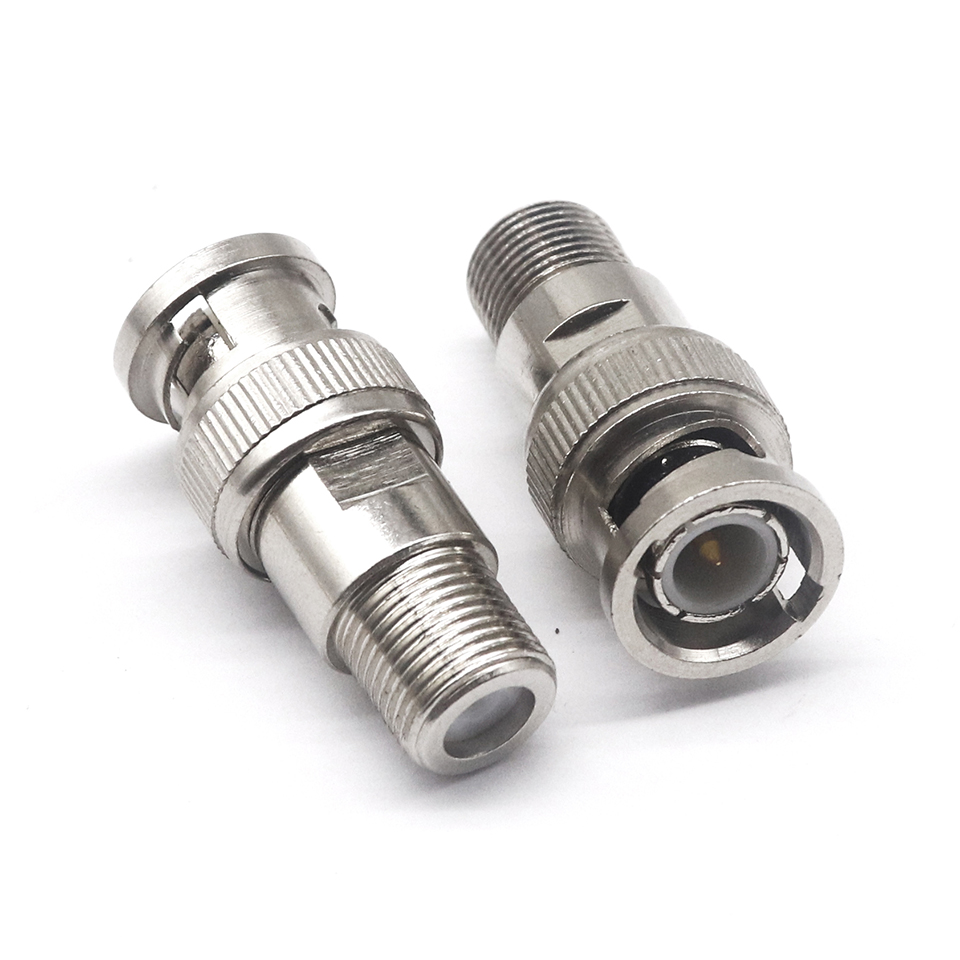 Bnc To F Tv Female Male Straight Connector F To Bnc Quick Plug Adapter ...