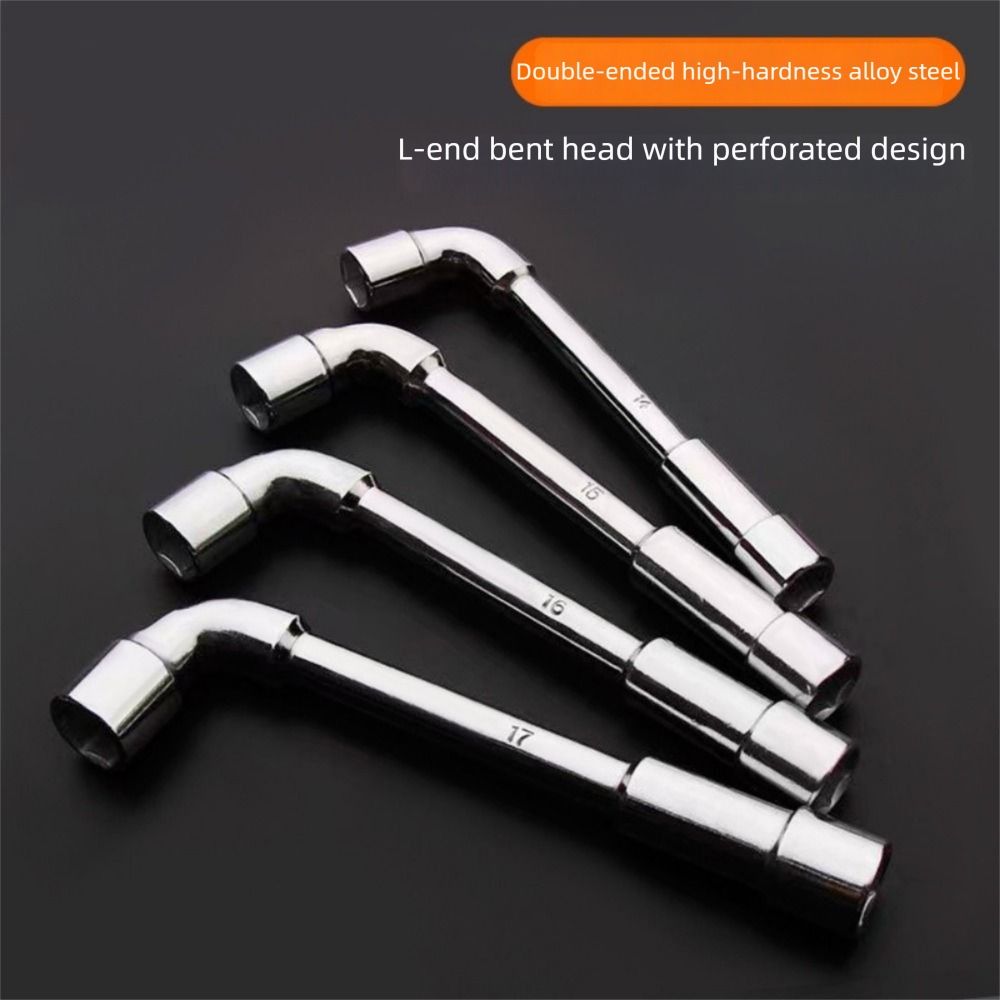 Portable Chrome-vanadium Steel L-shaped Socket Wrench 6-19mm Hex Socket ...
