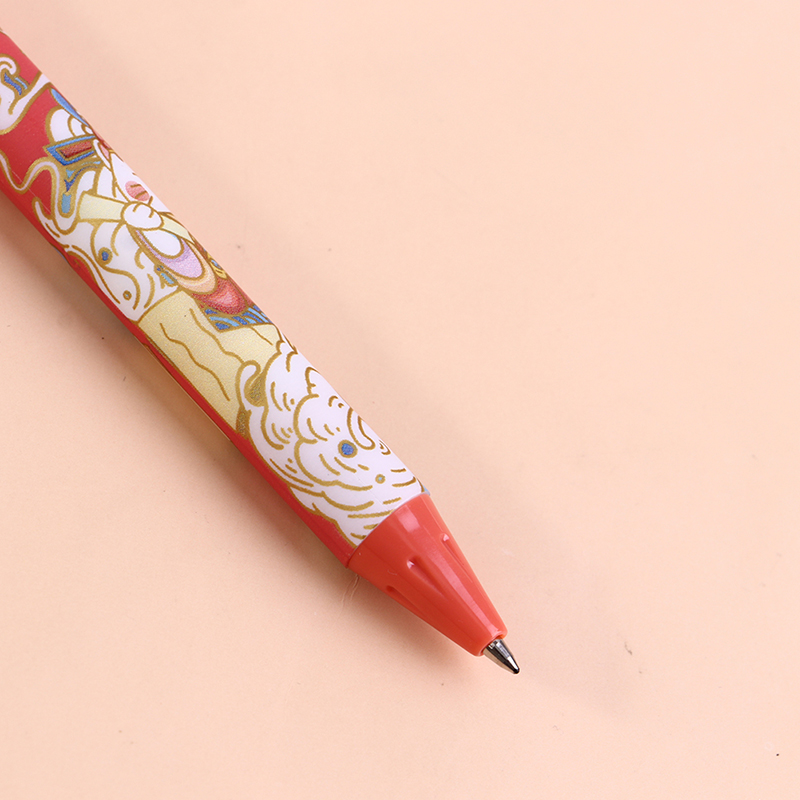 6Pcs/Set Cute Chinese style Retractable Gel Pen Black Ink Signature ...