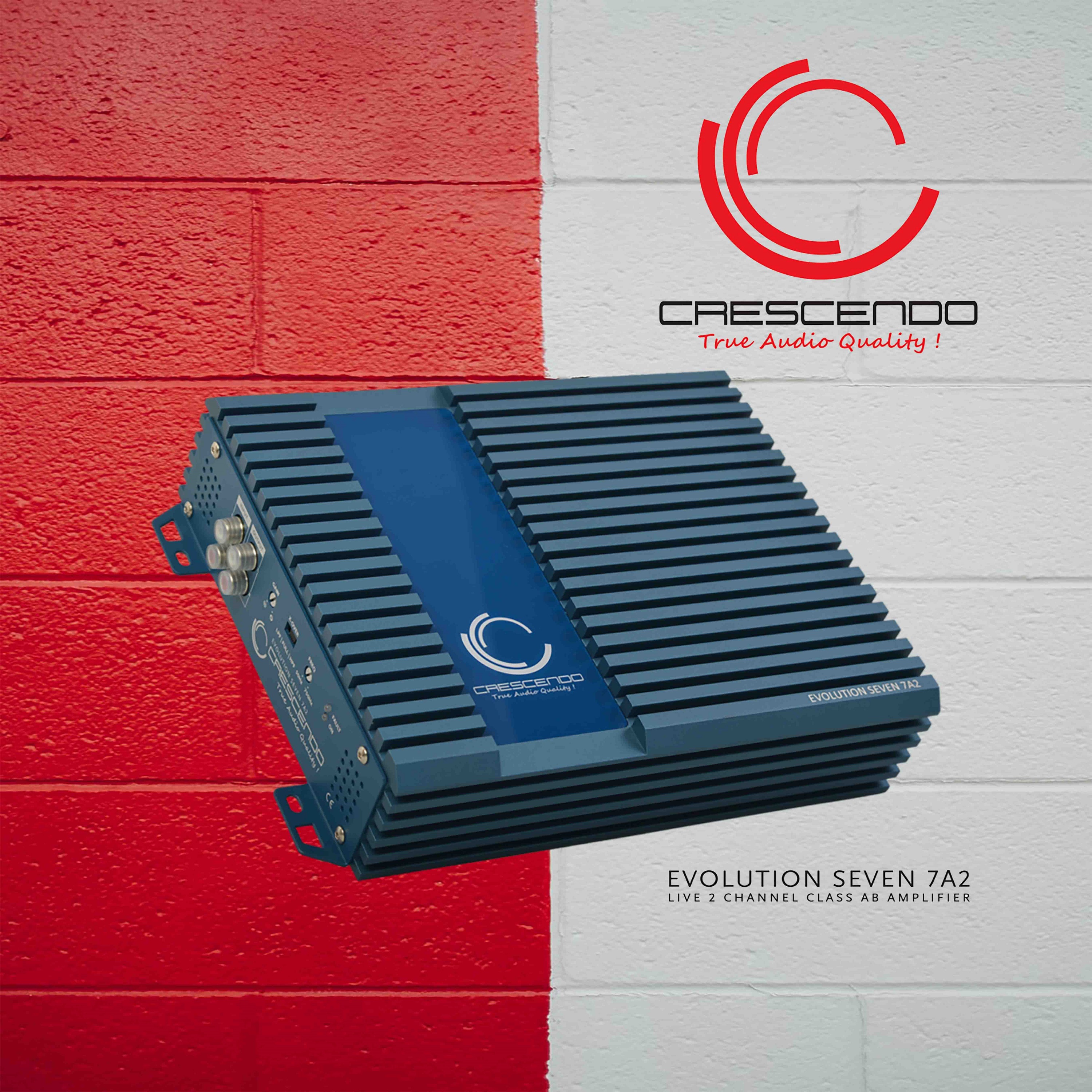 Crescendo Evolution 7A2 Power Amplifier 2-Channel 2x125Watt Sound ...