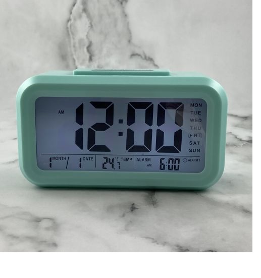 Digital Alarm Clock HX-8775 Digital Talking Alarm Clock Big LCD Display ...
