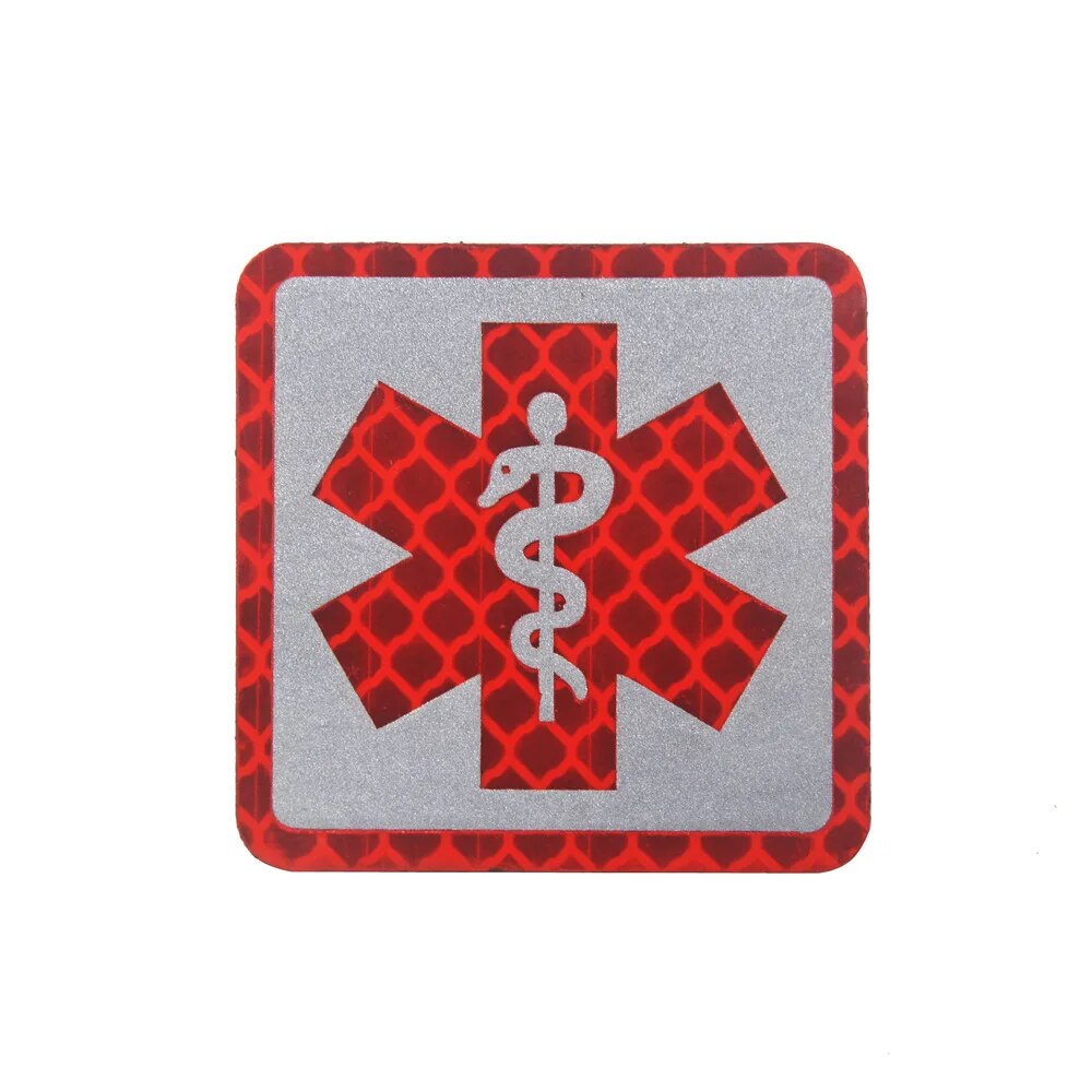 IR Red Cross Paramedic EMT EMS Army Combat Medic First Aid Patches ...