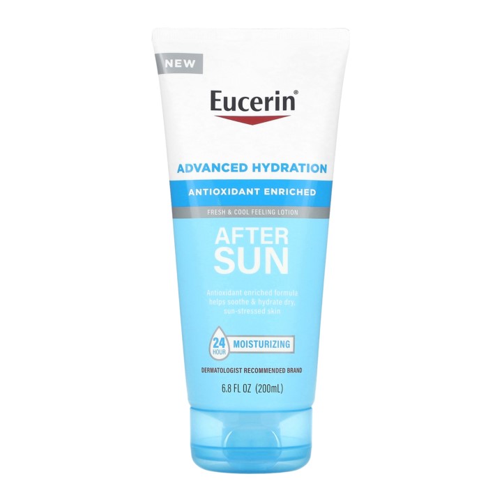 Eucerin, Advanced Hydration After Sun Lotion, 6.8 fl oz, Antioxidant ...