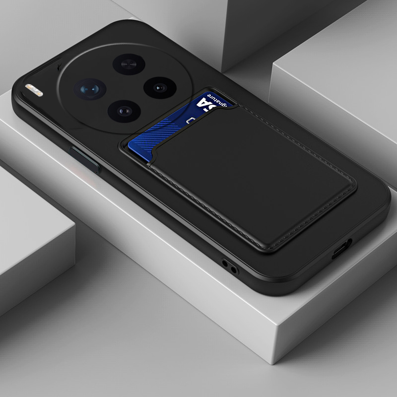 For Vivo X300 Pro Phone Case Card Slot Lens Cover Soft Silicone ...