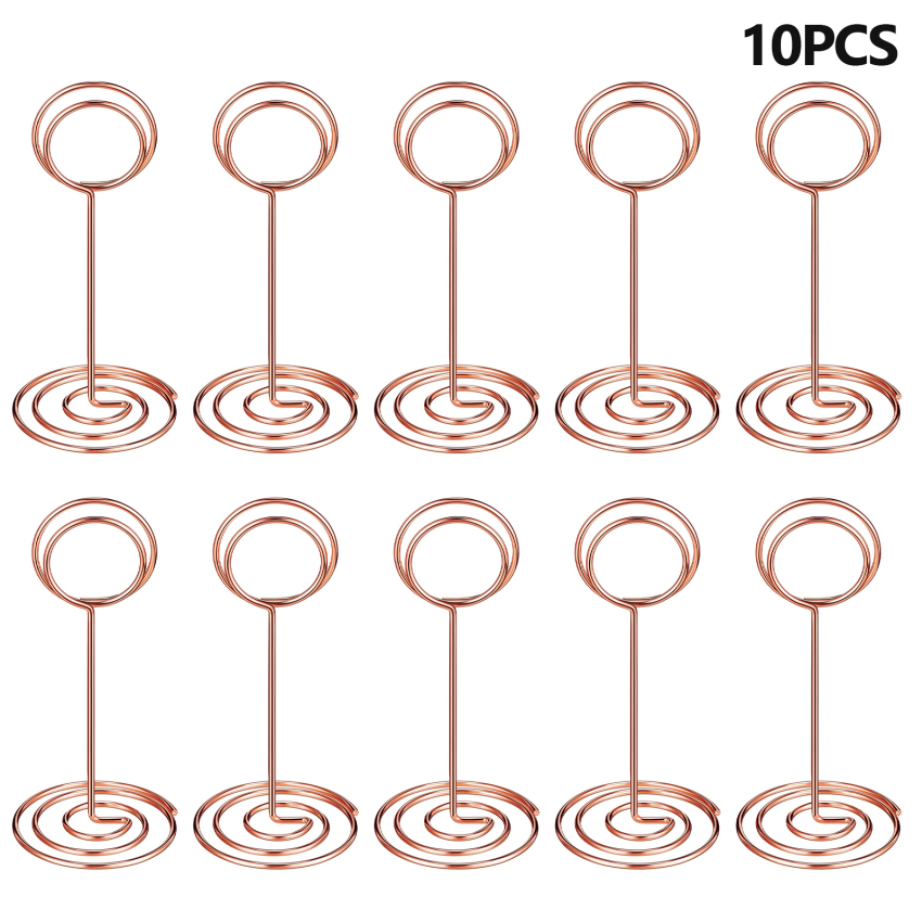 10pcs Mini Place Card Holders, Cute Table Number Holders, Classy Table ...