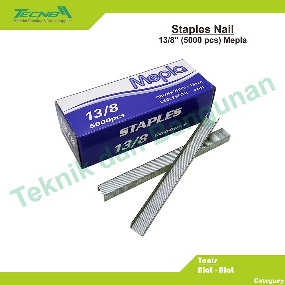 Isi Paku Anak Staples Tembak Refill R23 13/8 Mepla Biru | Lazada Indonesia