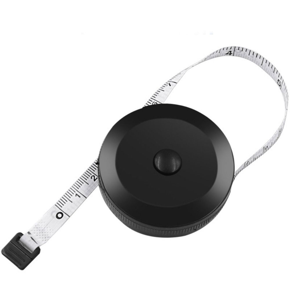 Portable Auto Measuring Tape Flexible Soft Tape Measure Black White ...