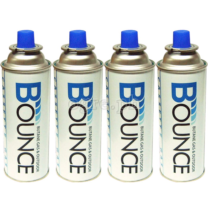 Bounce LG-250 Butane Gas 250g Nozzle Type CRV Cartridge 4-Pack | Lazada PH