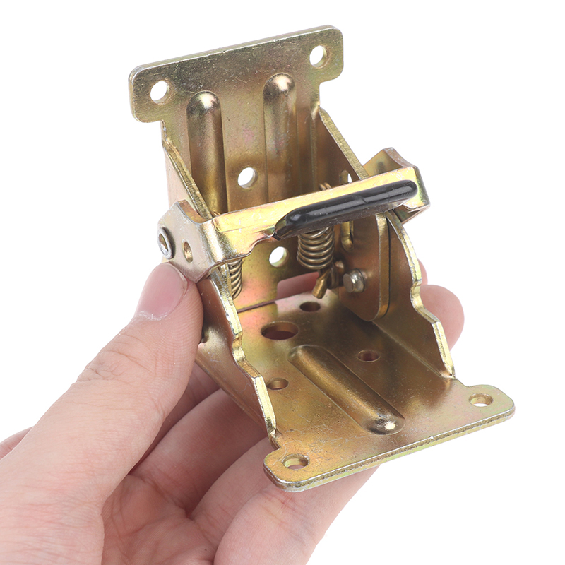 90 Degree Self-Locking Folding Hinge Table Legs Chair Extension Fold ...