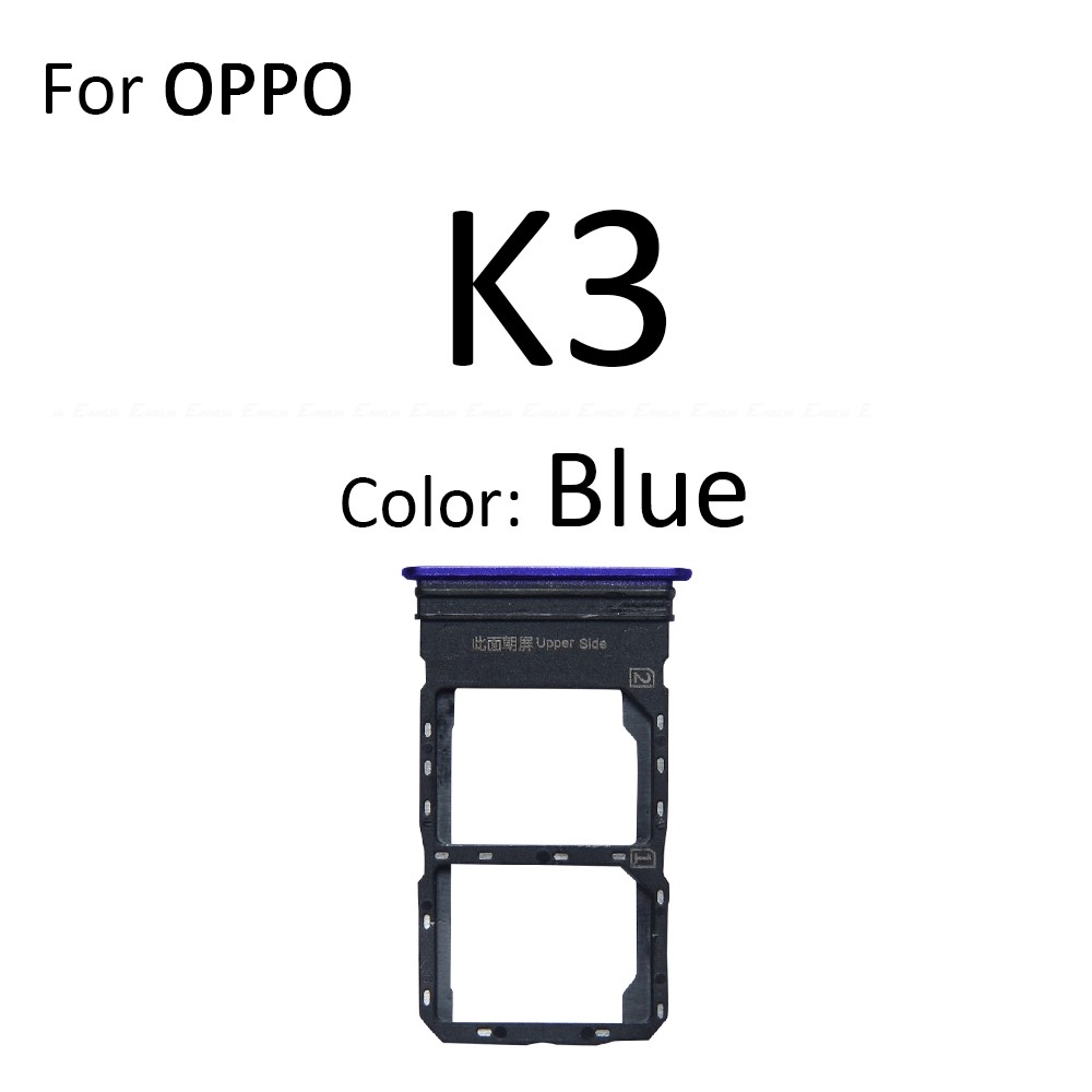 Sim Card Tray Socket Slot Reader Adapter For OPPO K1 K3 K5 K7 K7x Micro ...