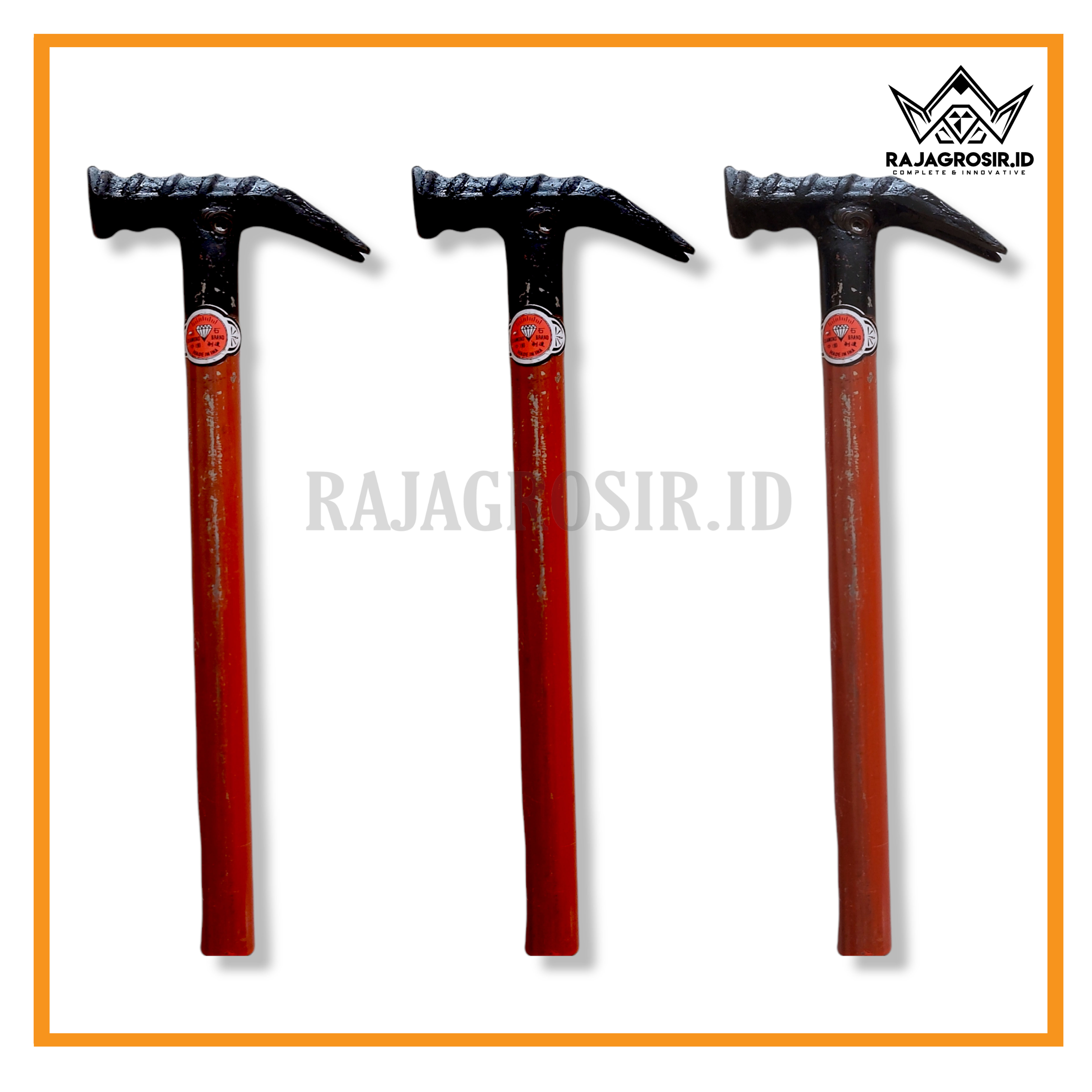 PALU KAMBING BAJA GAGANG BESI full besi / palu baja dua fungsi / PALU ...