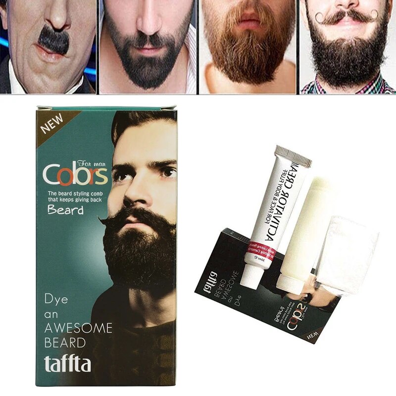 【Clearance sale】 Black/dark Brown Beard Dye Tint 100% Natural Pigment ...