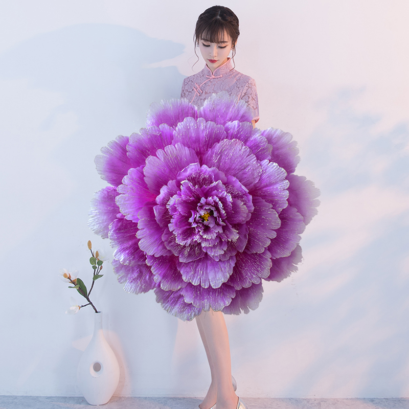 【Folio & Light】Dance Props Peony Umbrella Stage Performance Umbrella ...