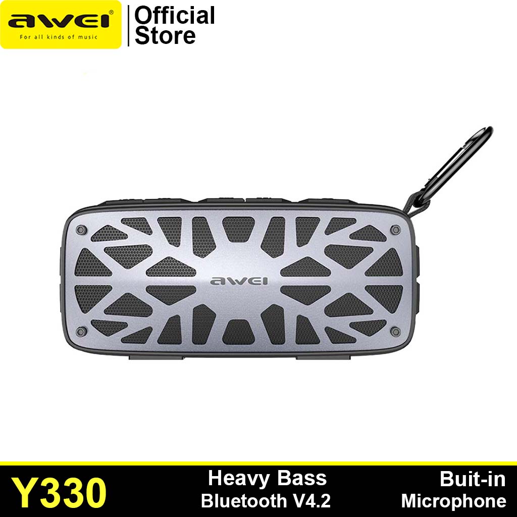 Awei Y330 Mini Bluetooth Speaker Portable Sound Bass Outdoor Support ...