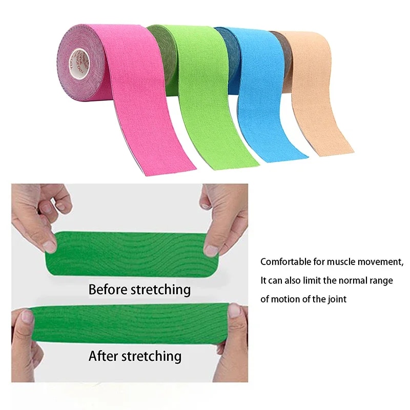 2.5CM*5M Kinesiology Tape For Face V Line Neck Eyes Lifting Wrinkle ...