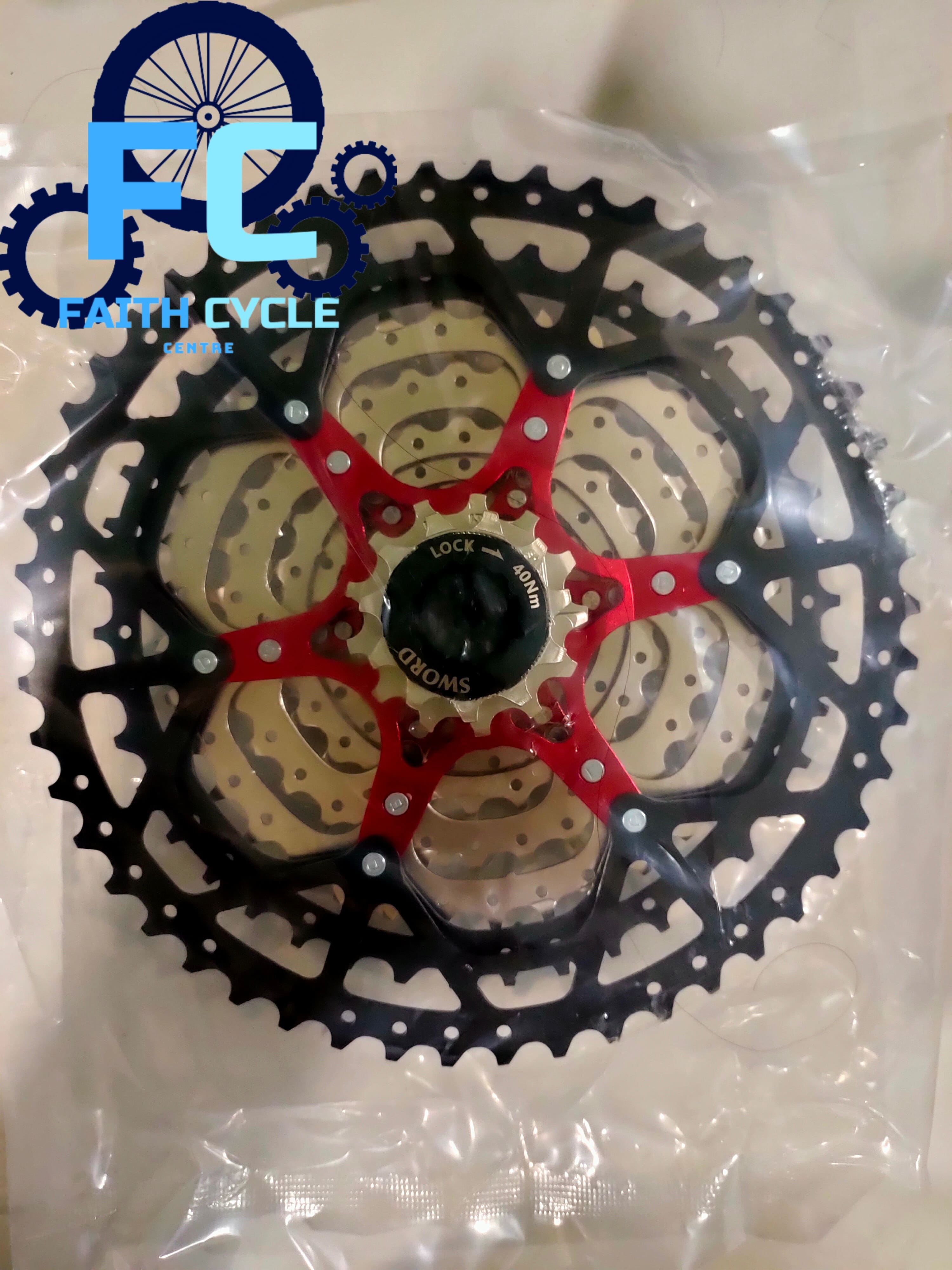 SWORD 9 / 10 / 11 / 12 Speed Cogs Cassette Type Titanium Sprocket MTB ...