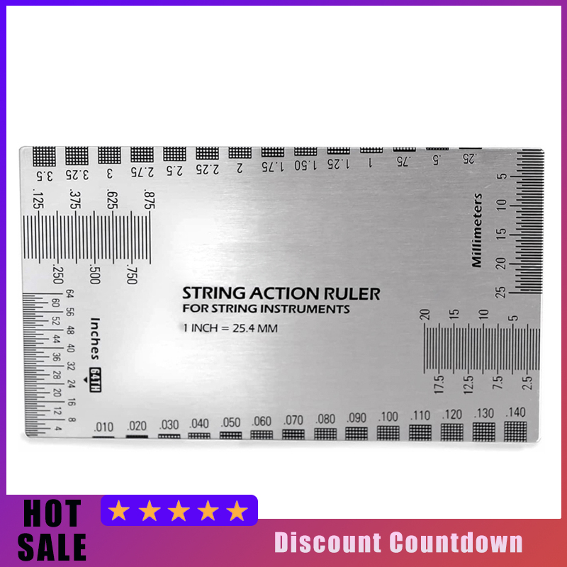 Baroque String Action Gauge Ruler Precise Measuring Ruler Set Up Tool ...