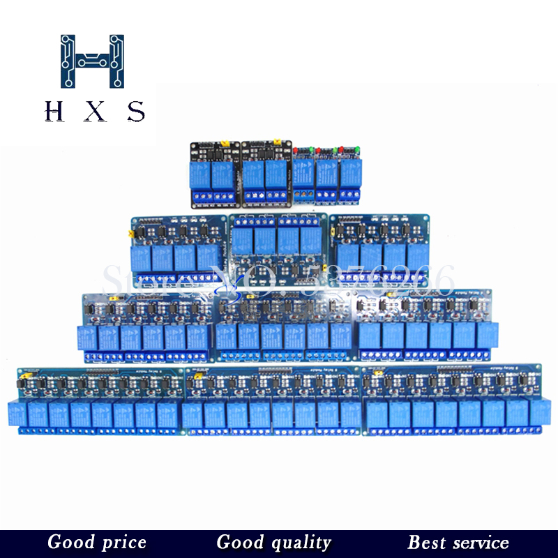 【VogueVenture】5v 12v 24v 1 2 4 6 8 channel relay module with ...