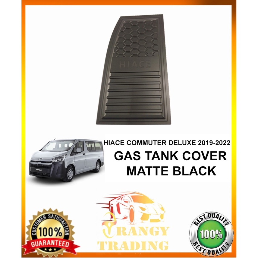 Toyota Hiace Commuter Deluxe 2019 to 2022 Gas Tank Cover MATTE BLACK ...