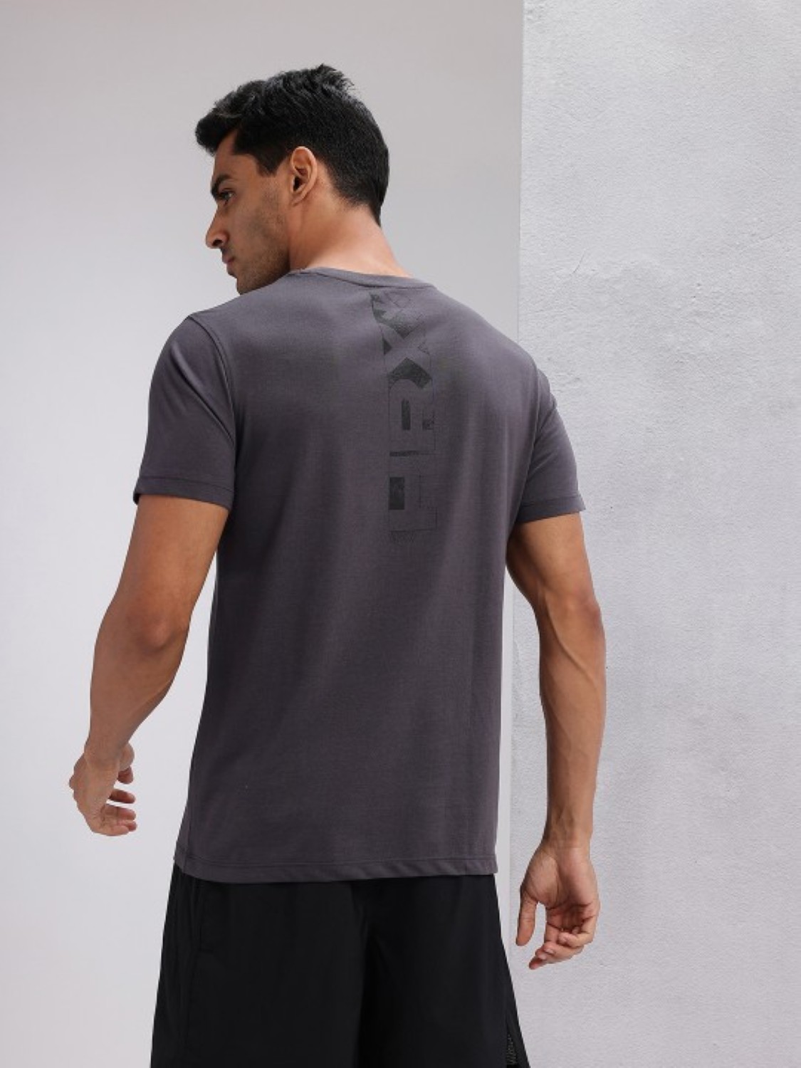 HRX By Hrithik Roshan Brand Logo Printed Training T-shirt For Men ...
