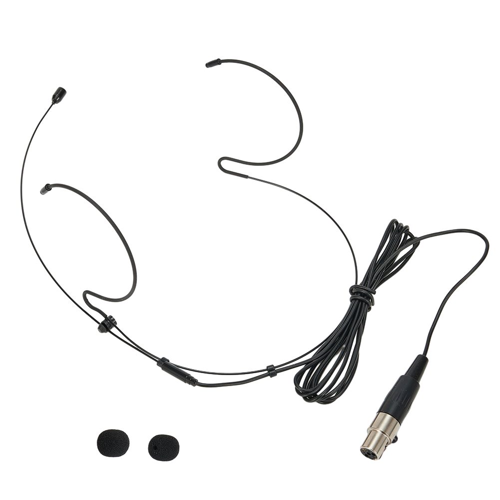 【Get the Perfect Fit】 Double Earhook Headset Mic Headworn Microphone ...