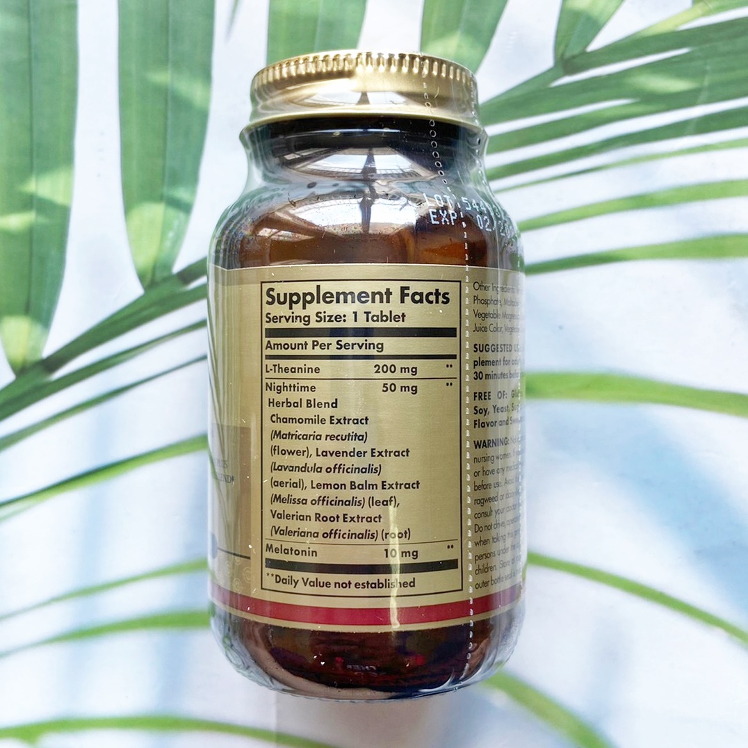 (Solgar®) Triple Action Sleep 30 or 60 Tri-Layered Tablets ผ่อนคลาย ...