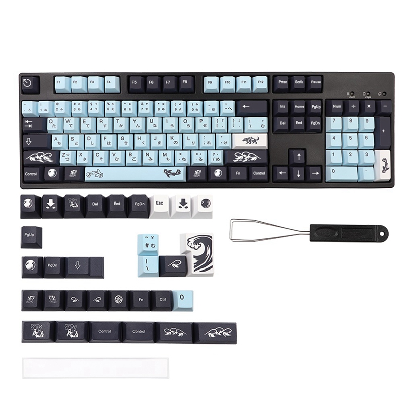136 Keys Mizu Keycap Cherry Profile PBT Dye Sub Keycaps for Dz60/GK61 ...