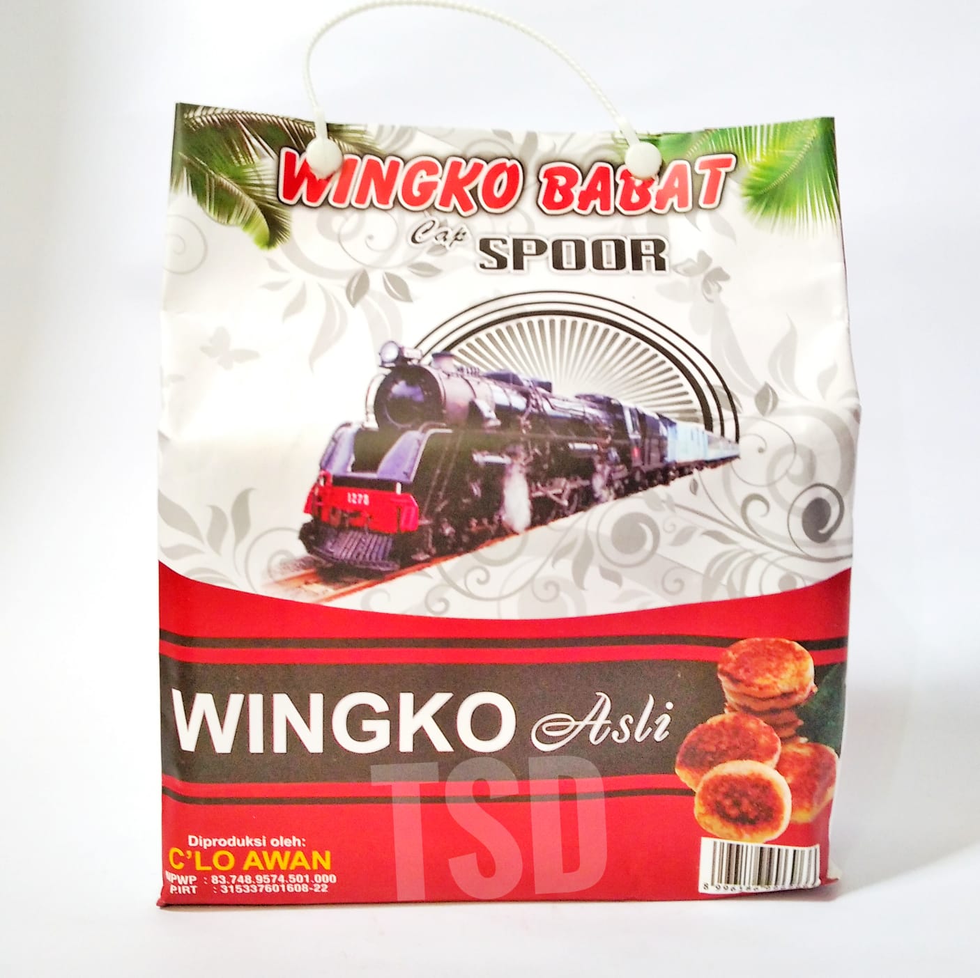 WINGKO BABAT SPOOR ISI 12 PCS - MAKANAN WINGKO BABAT KERING MERK SPOOR ...