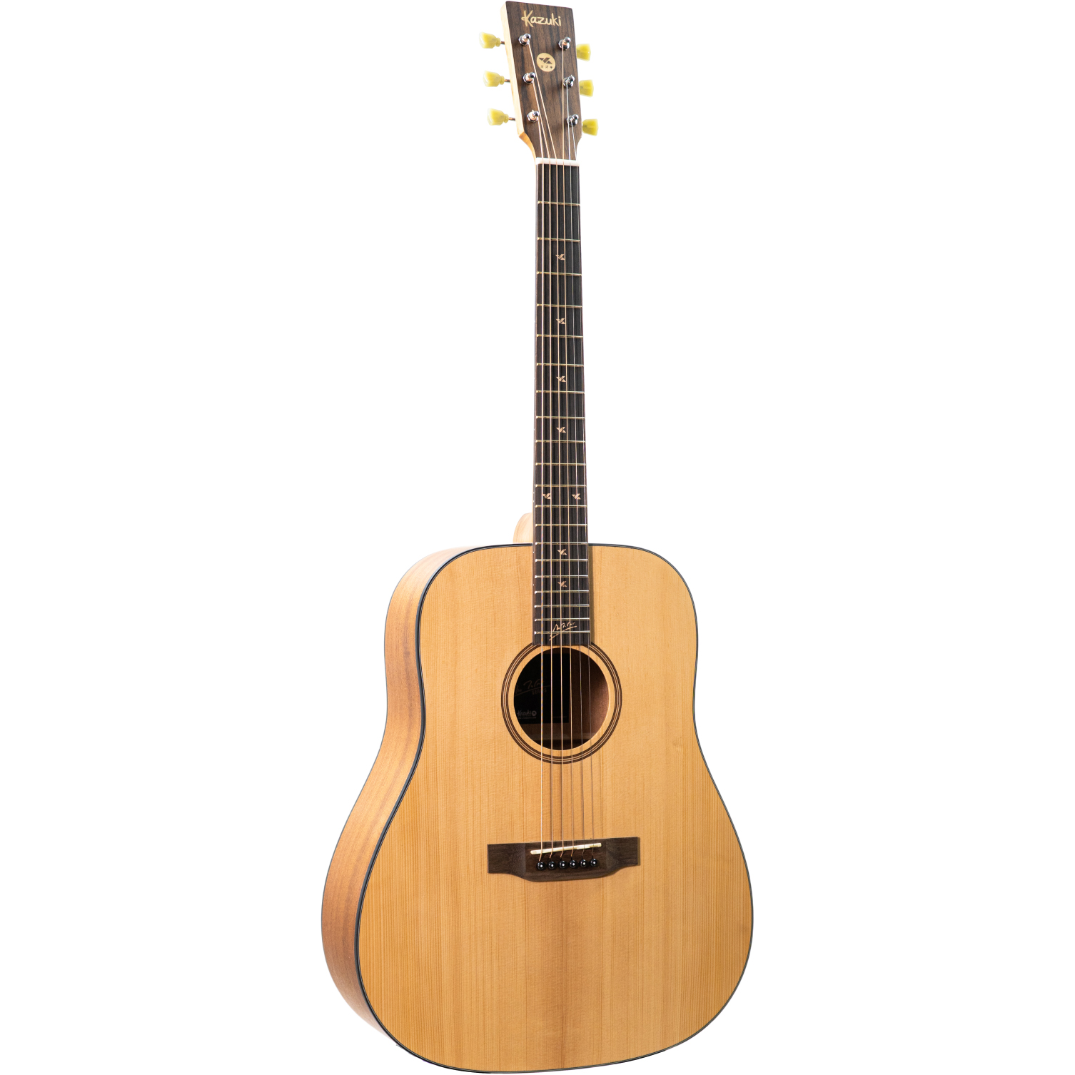 Kazuki KA55 กีตาร์โปร่ง 41 นิ้ว รุ่นศิลปิน กบ ไมโคร ไม้ท็อปโซลิดซิตก ...