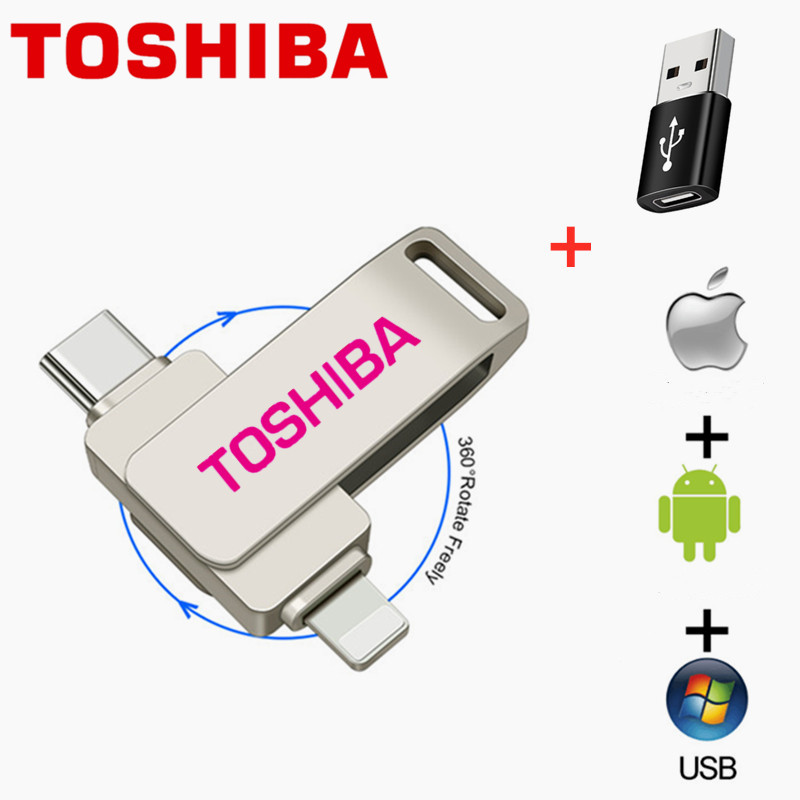 TOSHIBA Lightning Flash Drive with TYPE-C Interface 512GB 1TB Memory ...