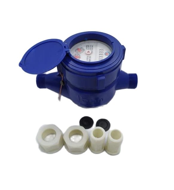 AMNB Meteran Air SNI Water Meter PVC Plastik Anti Karat / Meteran Air ...