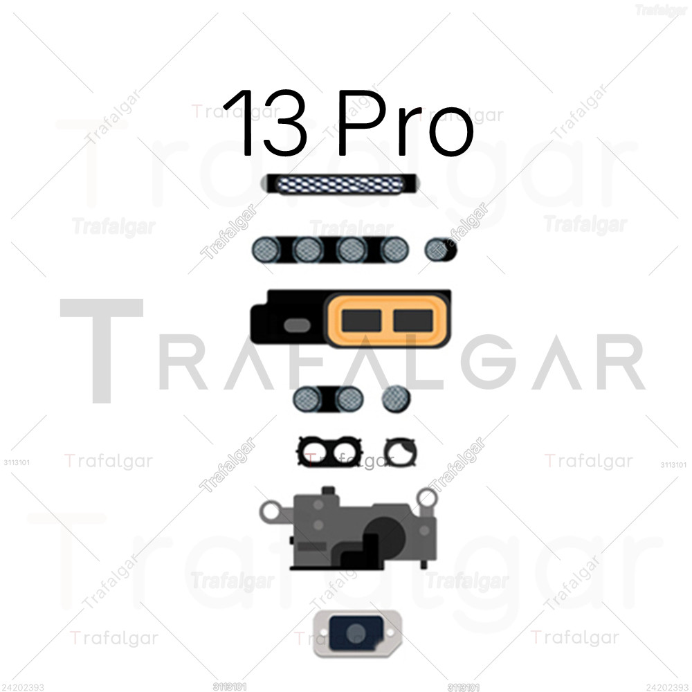 Full Set Dust Net LoudSpeaker Mic Mesh for iPhone 13 Pro MAX 13 mini ...