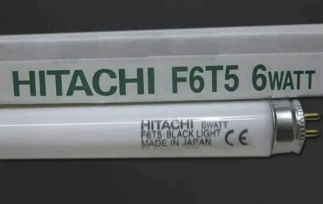 Hitachi f6t5 Black Light 6W fluorescent lamp tube,6Watt 365nm UVA bulb ...