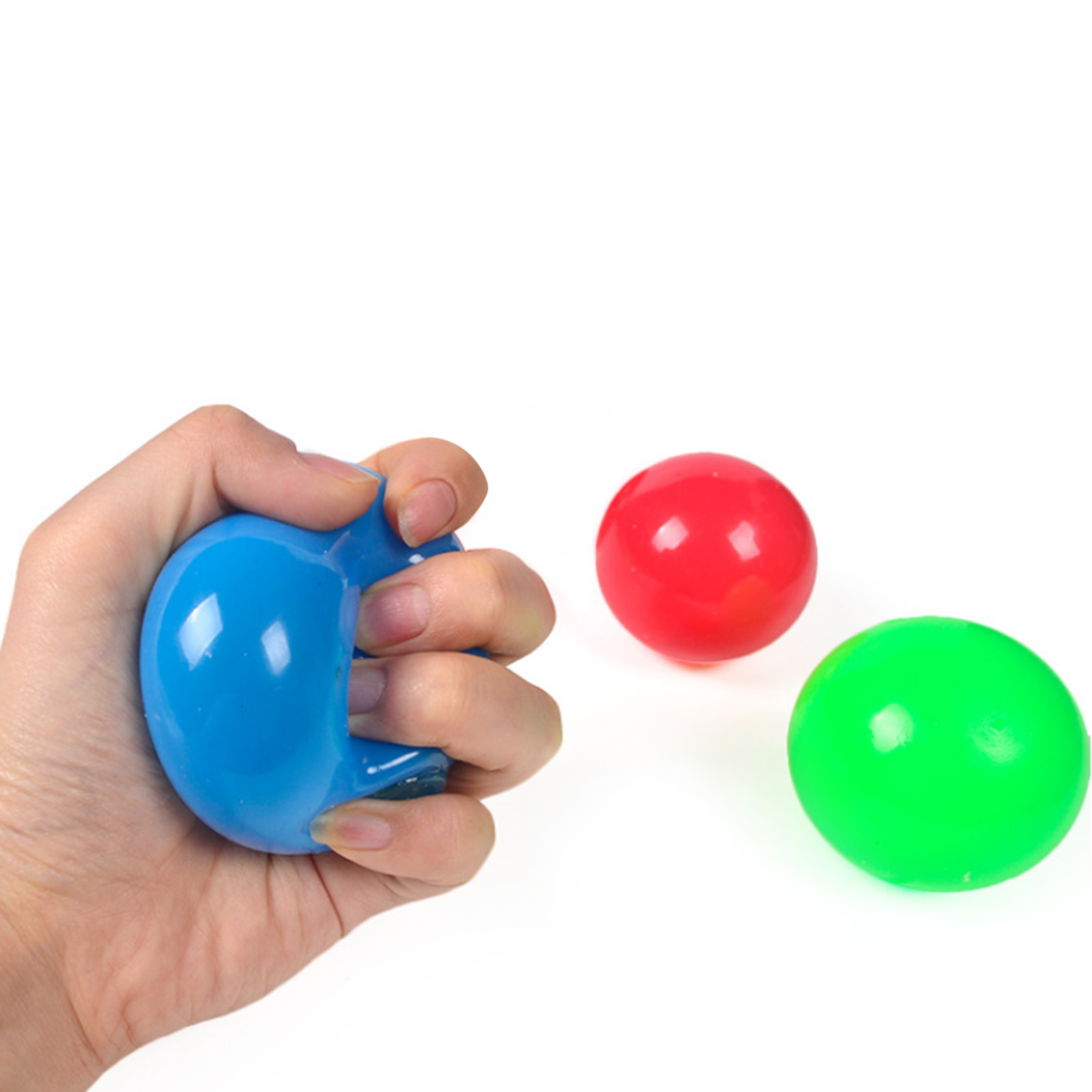 【ClassicNest】Stick Wall Balls 3Pcs Sticky Ceiling Ball Target Ball Anti ...