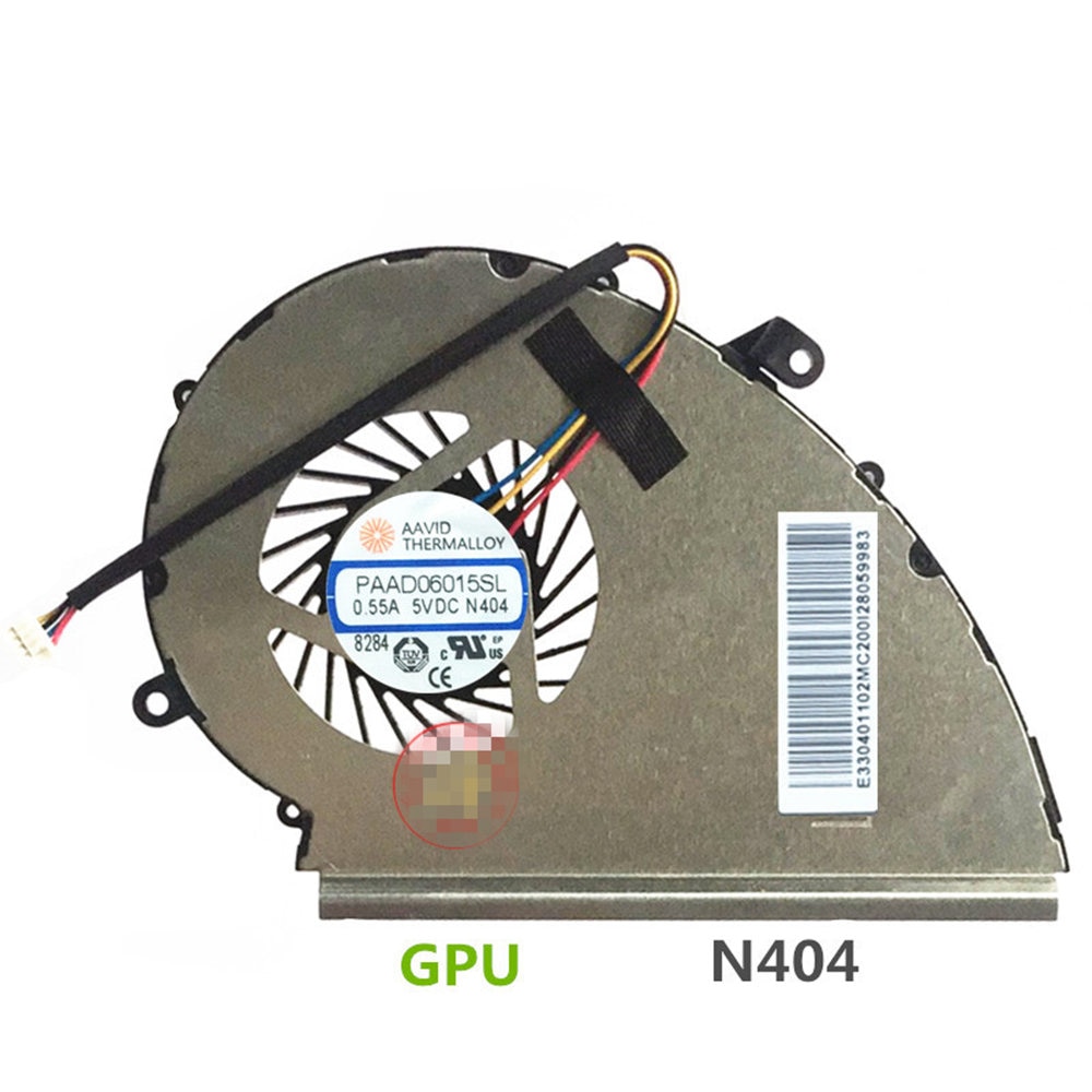 New Laptop CPU GPU Cooling Fan Cooler Notebook PC For MSI GV72-8RC GV72 ...