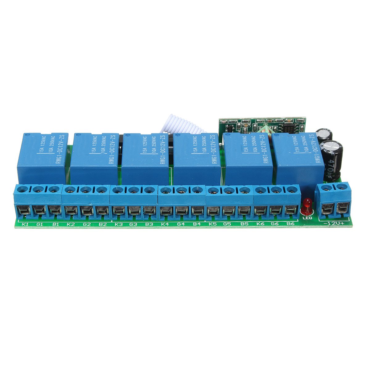 6ch channle Best 12v Tools DIY remote control relay switch | Daraz.com.bd