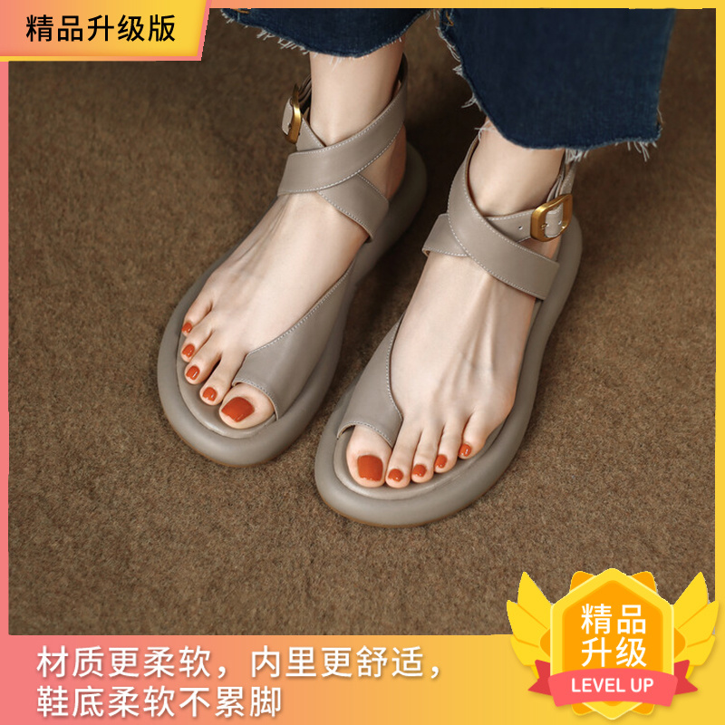 Pretty Annie รองเท้าแตะหญิง รองเท้าแตะ รองเท้า แฟชั่น ญ ใส่สบายๆ ก้นหนา ...