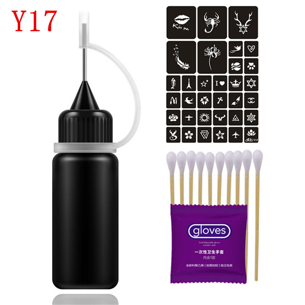 Ml Temporary Tattoo Liquid Tattoo Juice Semi-non-reflective Milk Henna ...