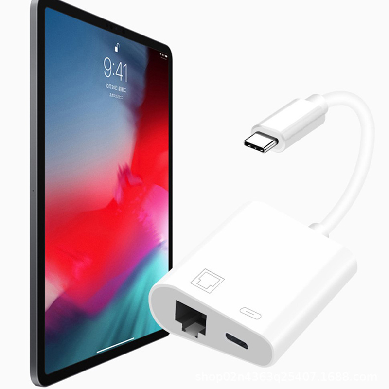 Network Card Type-C To RJ45 Port PD Charging Mobile Phone Ethernet ...