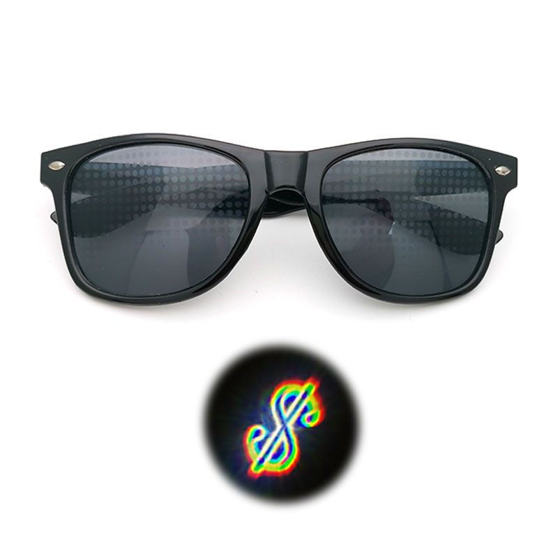 Funny Sunglasses Love and Star Special Effects Glasses Diffraction ...
