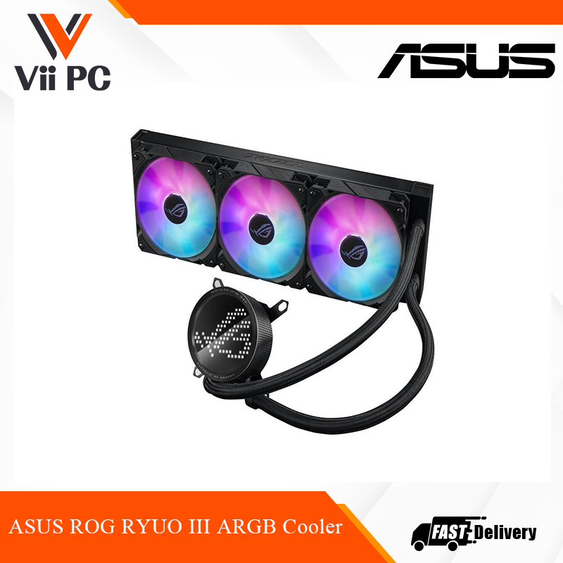 ASUS ROG Ryuo III 360 all-in-one CPU liquid color with Asetek 8th gen ...