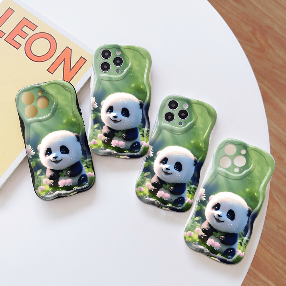 UCUC for Vivo V50 V50 Lite Y04 Y29S Back Cover Cute Small Panda Cream ...