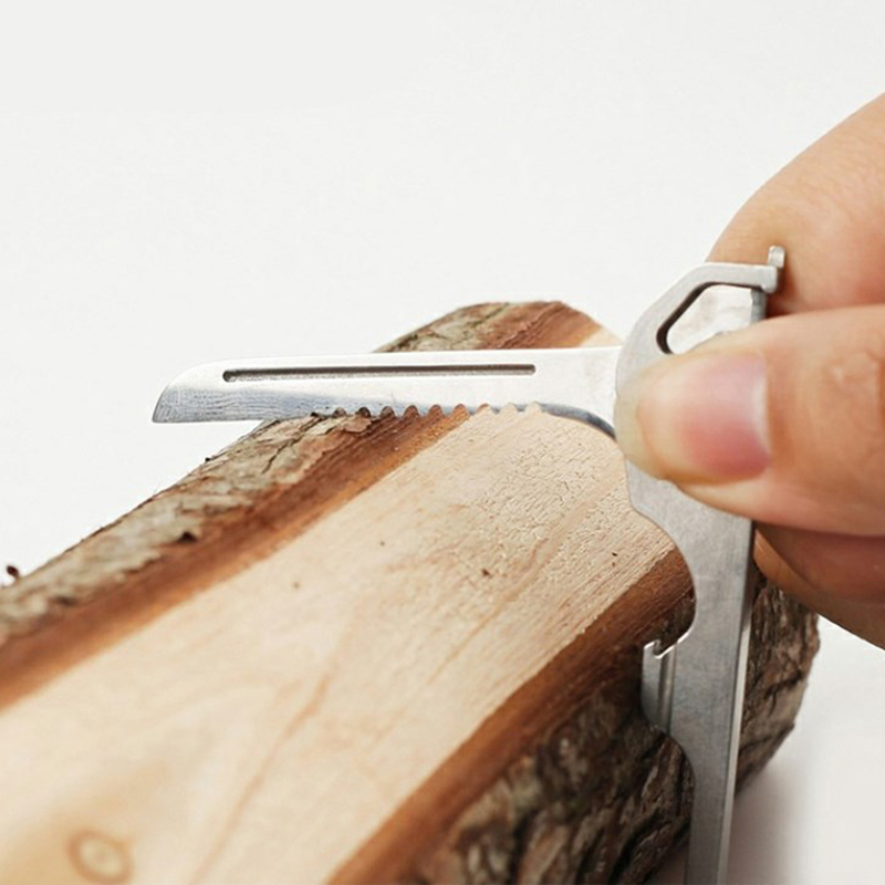 Pocket Keychain Multitool Keys Shape Ring Opener Escape Outdoor Tool ...