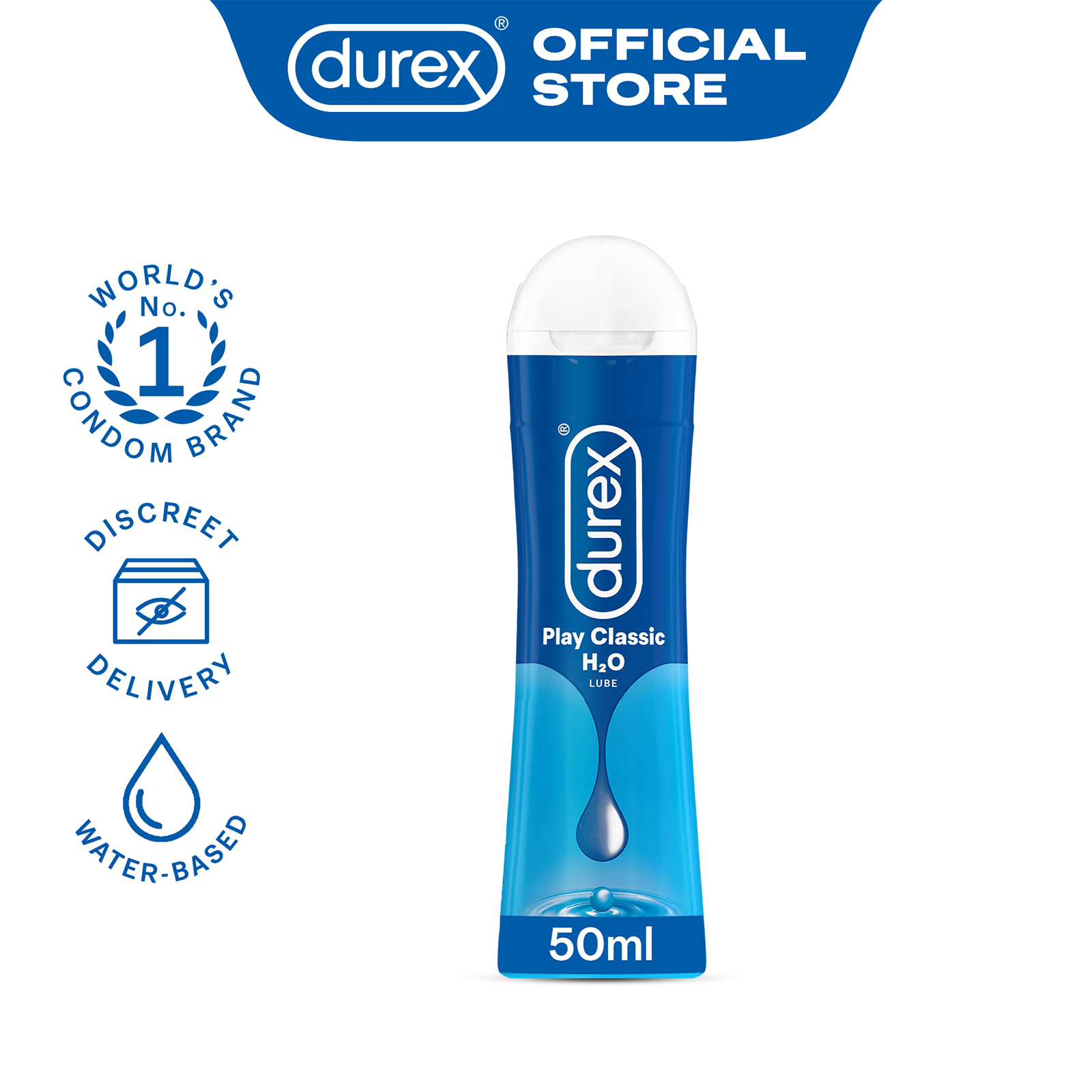 Durex Play Classic for Gentle on Skin Lube Lubricant - 50ml | Lazada Singapore