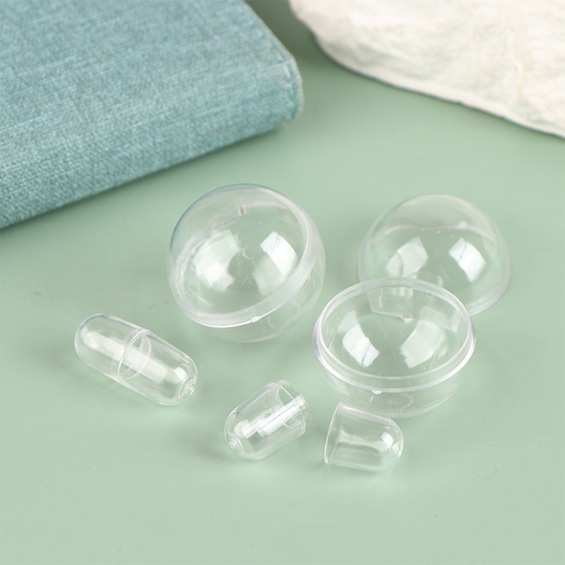 100pcs/pack Empty Medicine Capsule Pill Case White Hollow Plastic ...