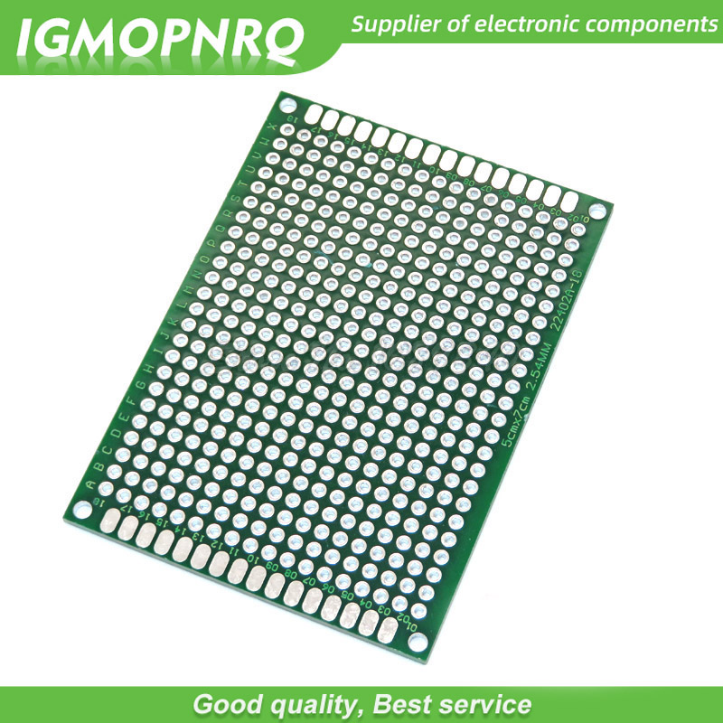 5pcs 5x7cm 5*7 Double Side Prototype PCB diy Universal Printed Circuit ...