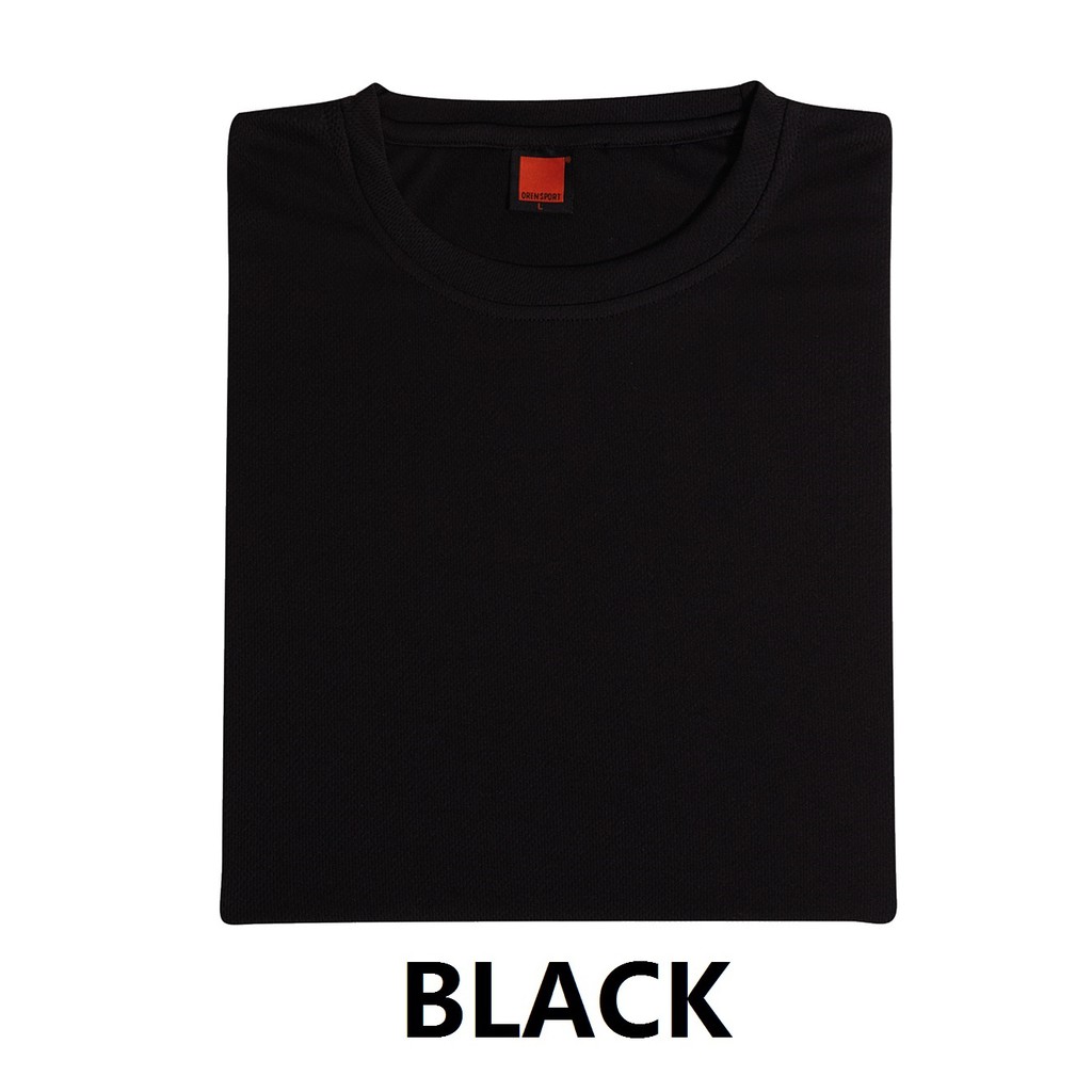 【Premium】Microfiber Plain T-Shirt Round Neck QD0401/BLACK QD0402/QD0406 ...