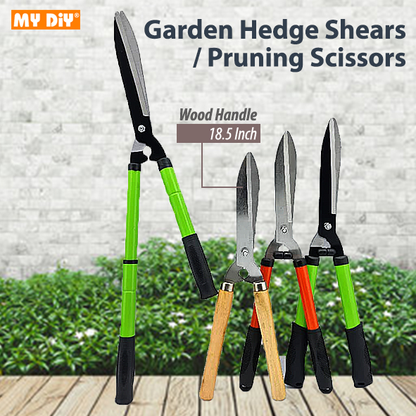 DIYHARDWARESTATION - GUNTING RUMPUT GRASS CUTTER HEDGE SHEARS GRASS ...
